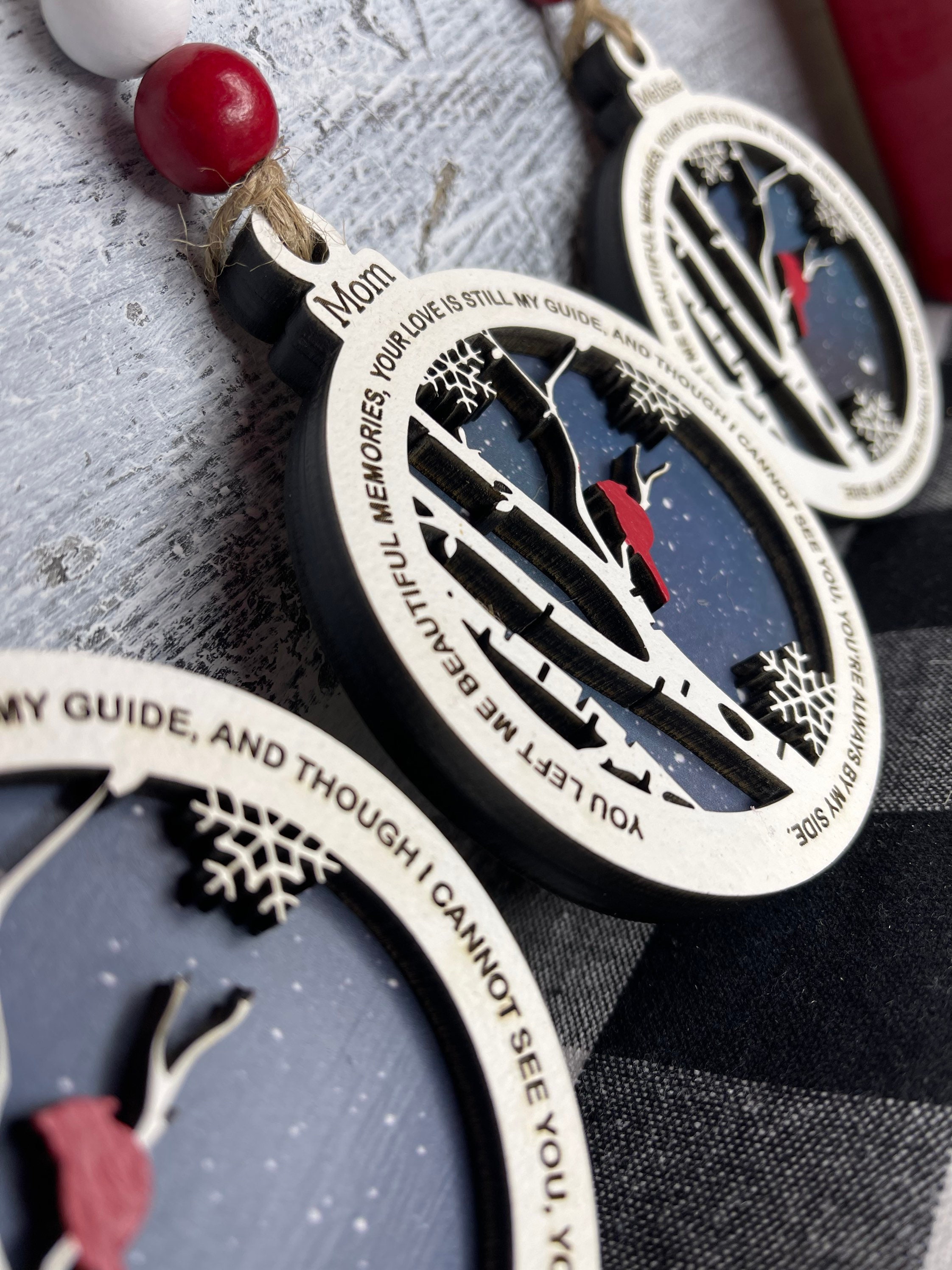 Personalized in Memory of Ornament Memorial Ornament - Etsy