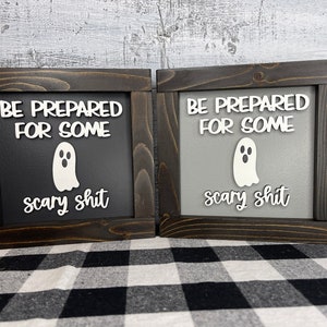 Halloween Bathroom Sign, Funny Halloween, Neutral Halloween Décor ...