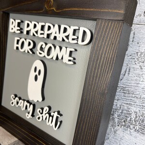 Halloween Bathroom Sign, Funny Halloween, Neutral Halloween Décor ...