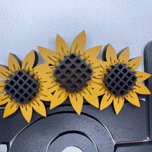 Sunflower Sign Truck Sign Sunflower Decor 3D Sign Fall - Etsy