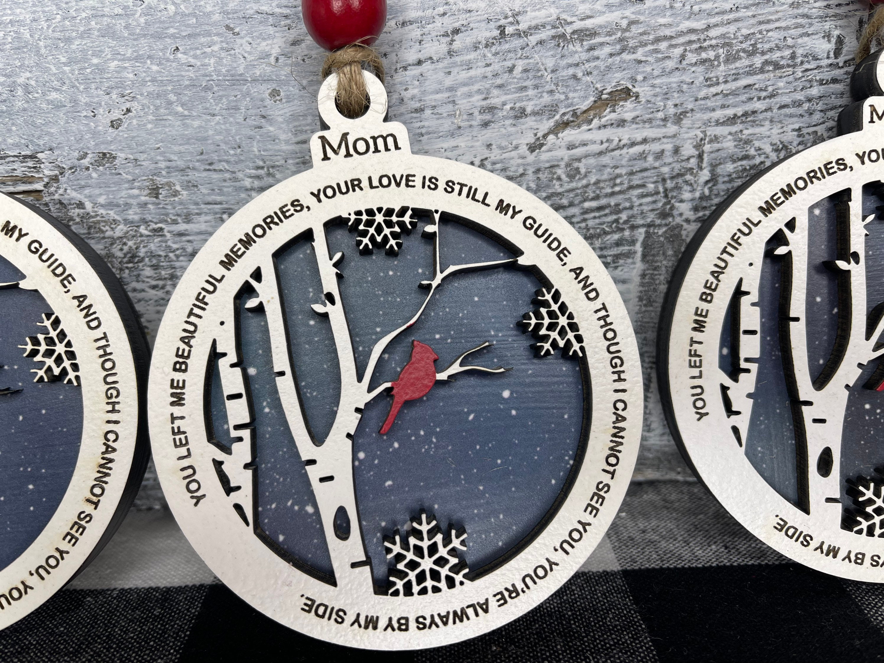 Personalized in Memory of Ornament Memorial Ornament - Etsy