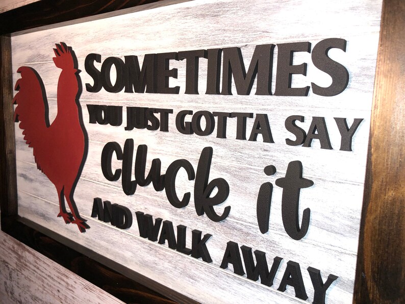 Chicken Coop Sign Funny Kitchen Sign Shiplap Sign Rooster Etsy