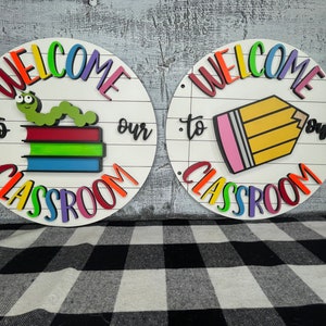 Welcome to Our Classroom Teacher Gift Teacher Sign - Etsy
