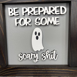 Halloween Bathroom Sign, Funny Halloween, Neutral Halloween Décor ...