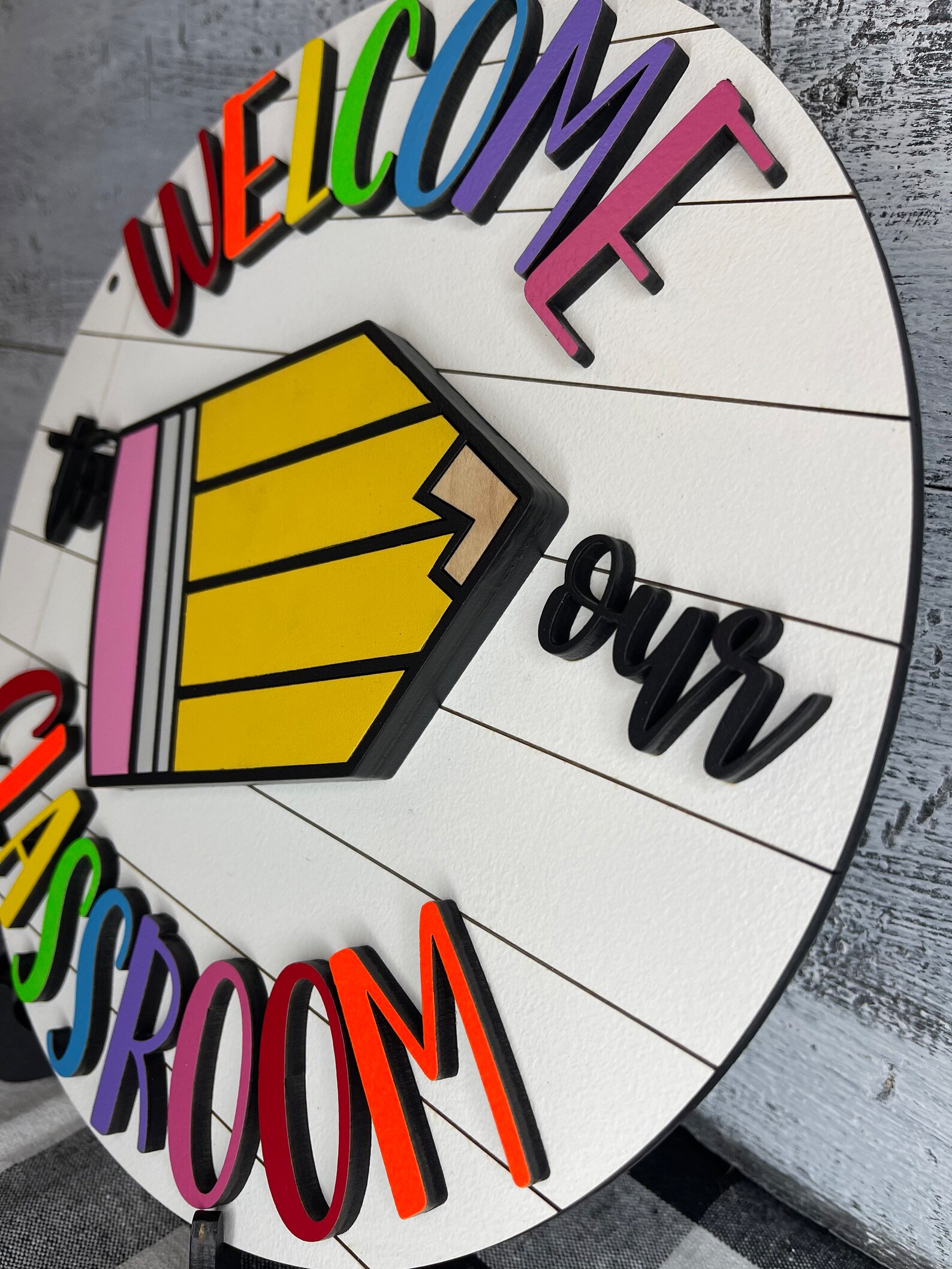 Welcome to Our Classroom Teacher Gift Teacher Sign - Etsy