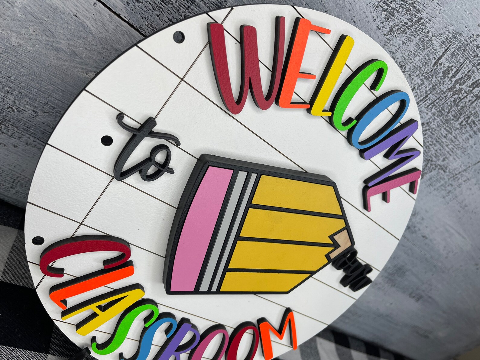 Welcome to Our Classroom Teacher Gift Teacher Sign - Etsy