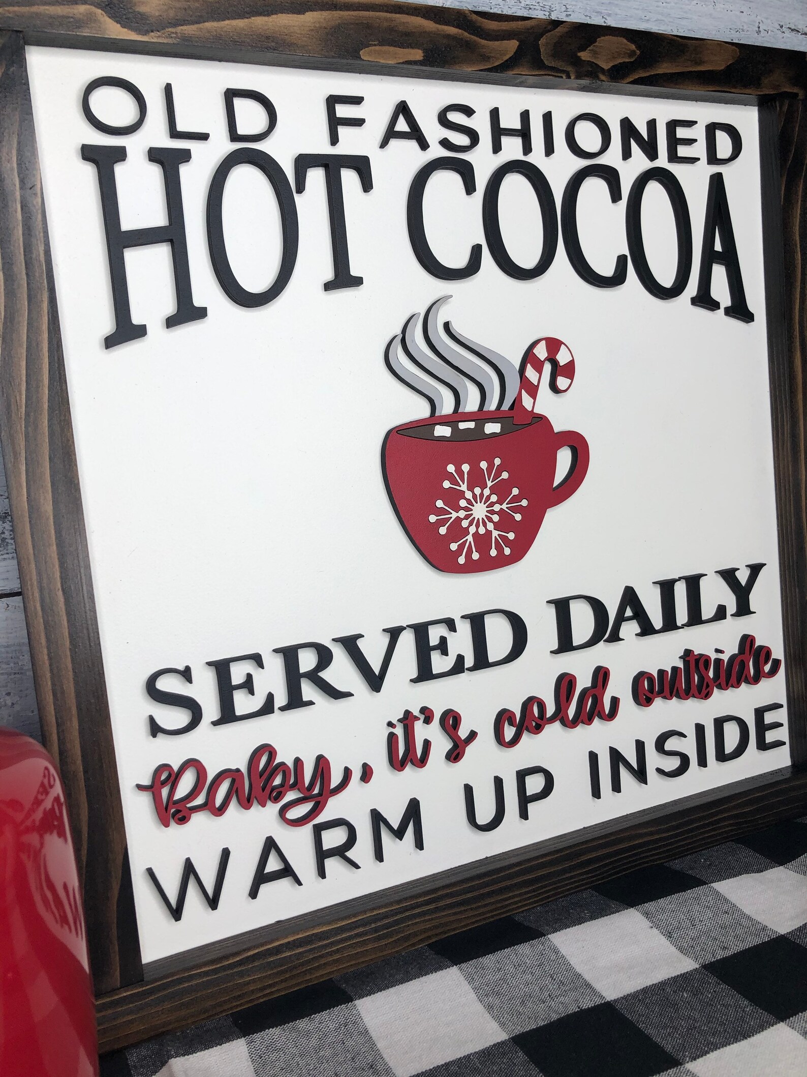 Hot Cocoa Sign Hot Cocoa Bar Coffee Bar Sign Rae Dunn Sign - Etsy