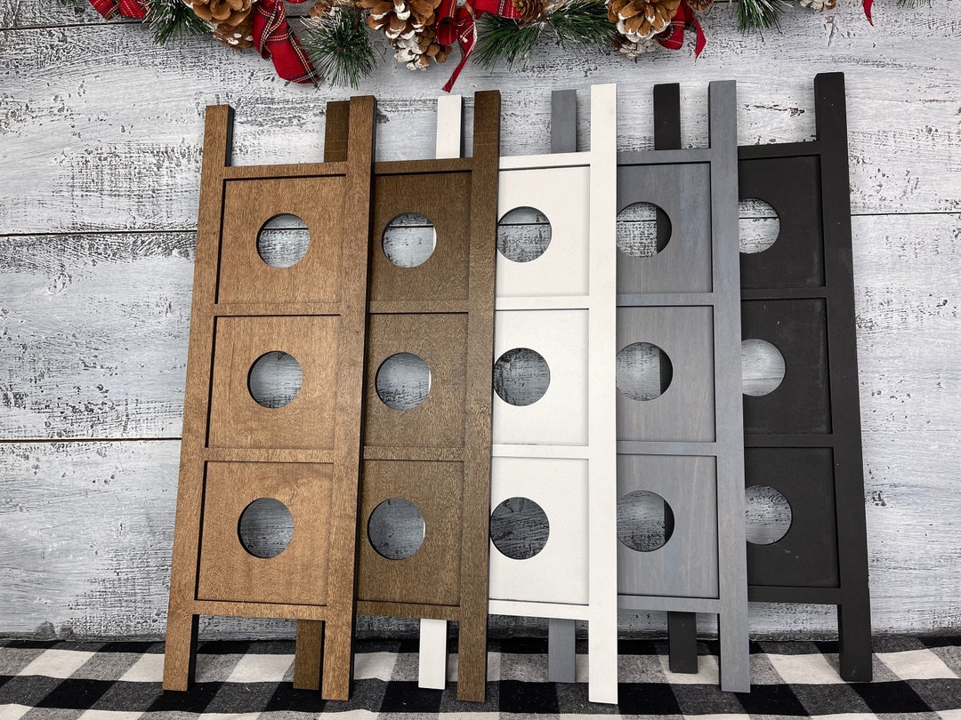 Interchangeable Sign, Leaning Ladder, Gnome, Ladder Inserts, Tiered ...