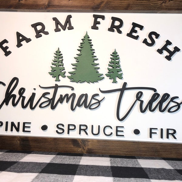 Christmas Tree Farm Sign - Etsy