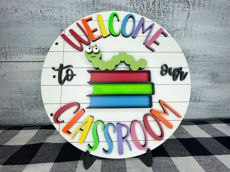Welcome to Our Classroom Teacher Gift Teacher Sign - Etsy