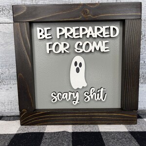 Halloween Bathroom Sign, Funny Halloween, Neutral Halloween Décor ...