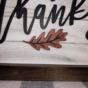 Give Thanks Sign, Fall Sign, Pumpkins, Tiered Tray Sign, Fall Decor ...