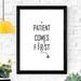 Patient Comes First Printable Wall Art, Modern Medical Decor, Wall Art ...