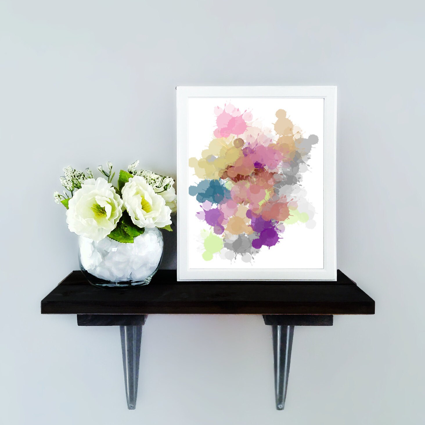 Color Splashes Printable Wall Art Home Decor Wall Art - Etsy