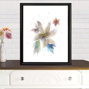 Open Flowers Printable Wall Art, Home Decor, Wall Art Prints, Printable ...