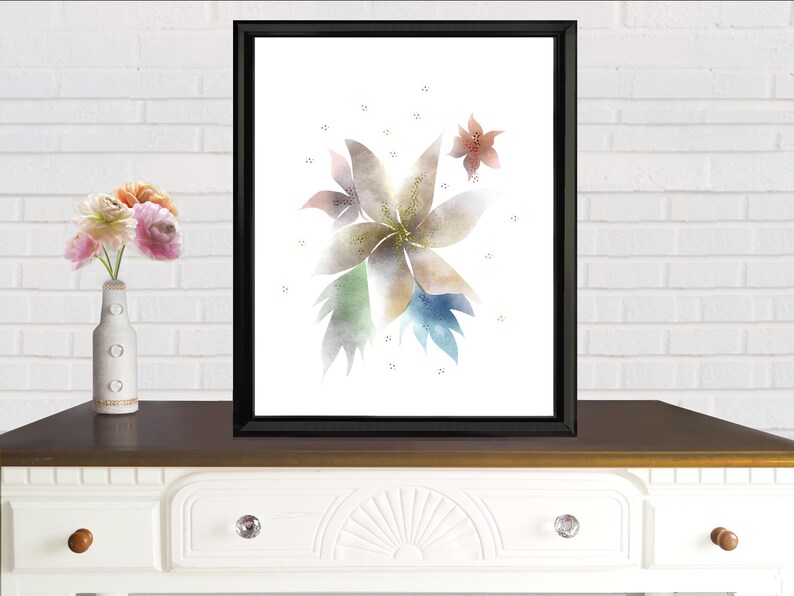 Open Flowers Printable Wall Art Home Decor Wall Art Prints - Etsy