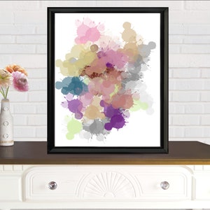 Color Splashes Printable Wall Art, Home Decor, Wall Art Prints ...