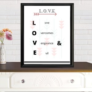 Love Printable Wall Art, Home Decor, Wall Art Prints, Printable Quotes ...
