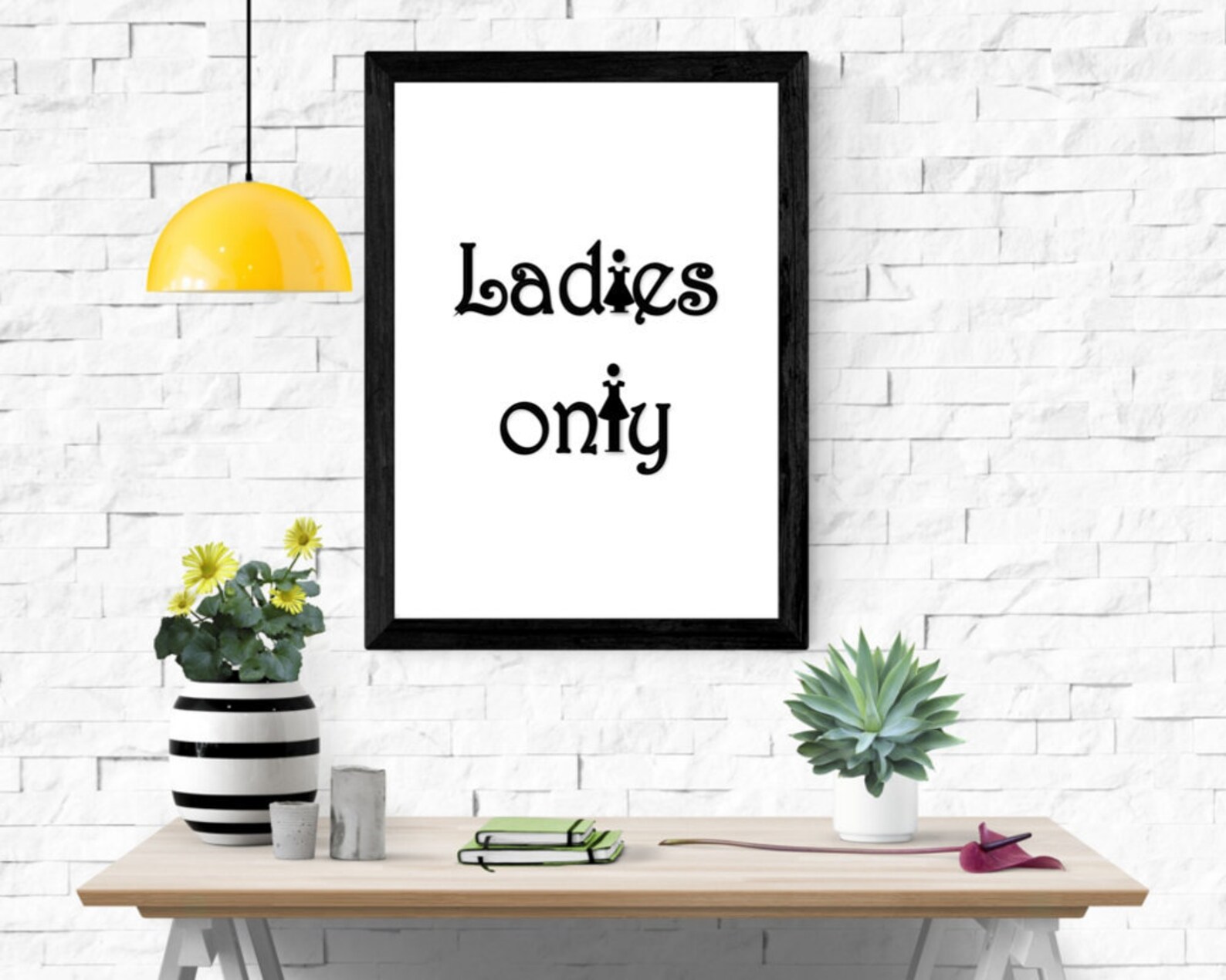 Ladies Only Printable Wall Art, Home Decor, Wall Art Prints, Printable ...
