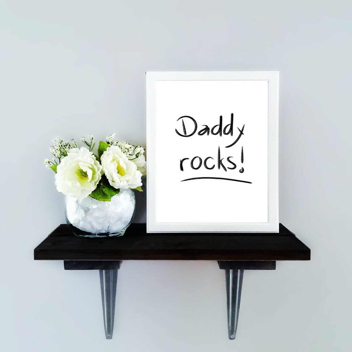 Daddy Rocks, Fathers Day Gift, Fathers Day Printable Quotes, Printable ...