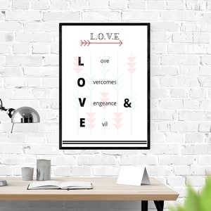 Love Printable Wall Art, Home Decor, Wall Art Prints, Printable Quotes ...