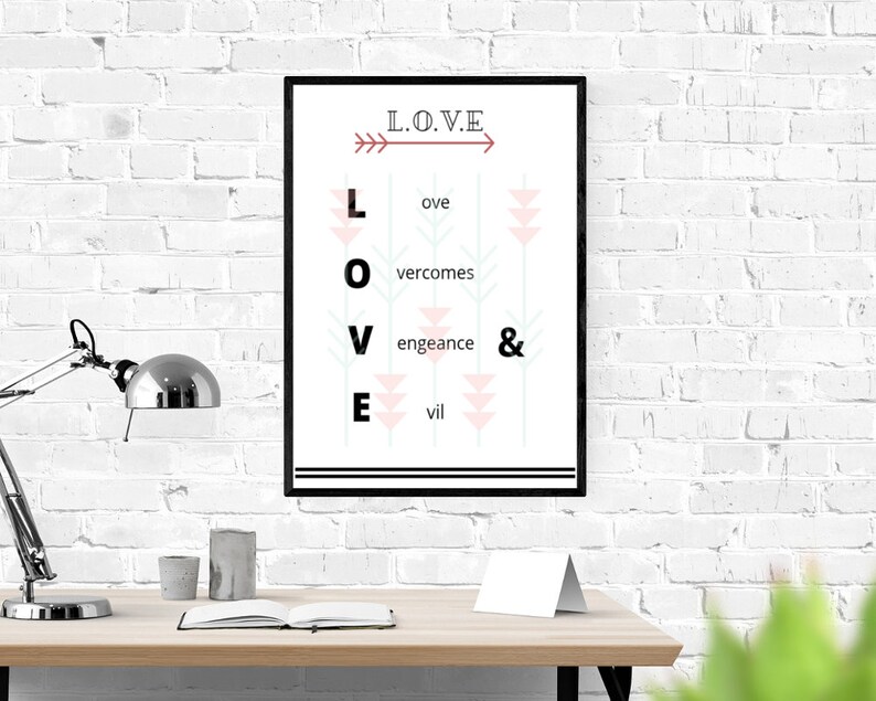 Love Printable Wall Art, Home Decor, Wall Art Prints, Printable Quotes ...