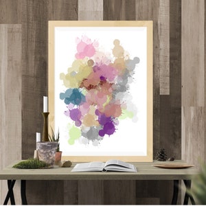 Color Splashes Printable Wall Art, Home Decor, Wall Art Prints ...