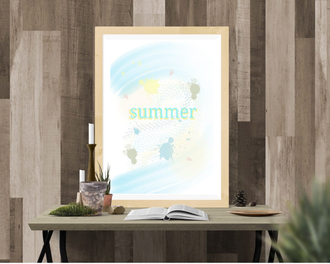 Summer Printable Wall Art, Home Decor, Wall Art Prints, Printable ...
