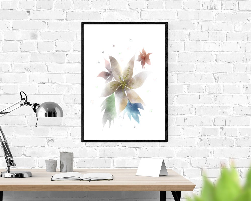 Open Flowers Printable Wall Art Home Decor Wall Art Prints - Etsy