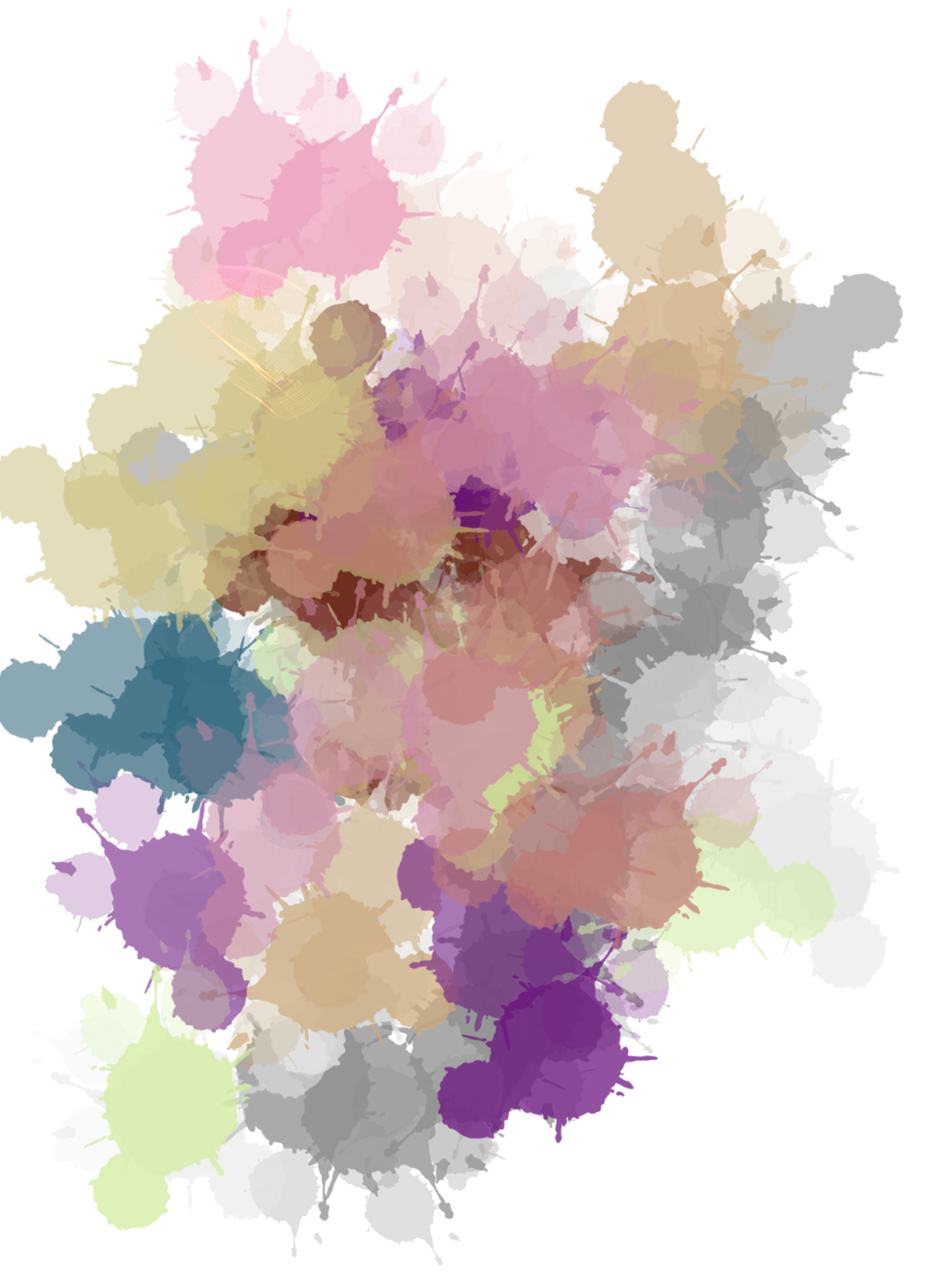 Color Splashes Printable Wall Art, Home Decor, Wall Art Prints ...