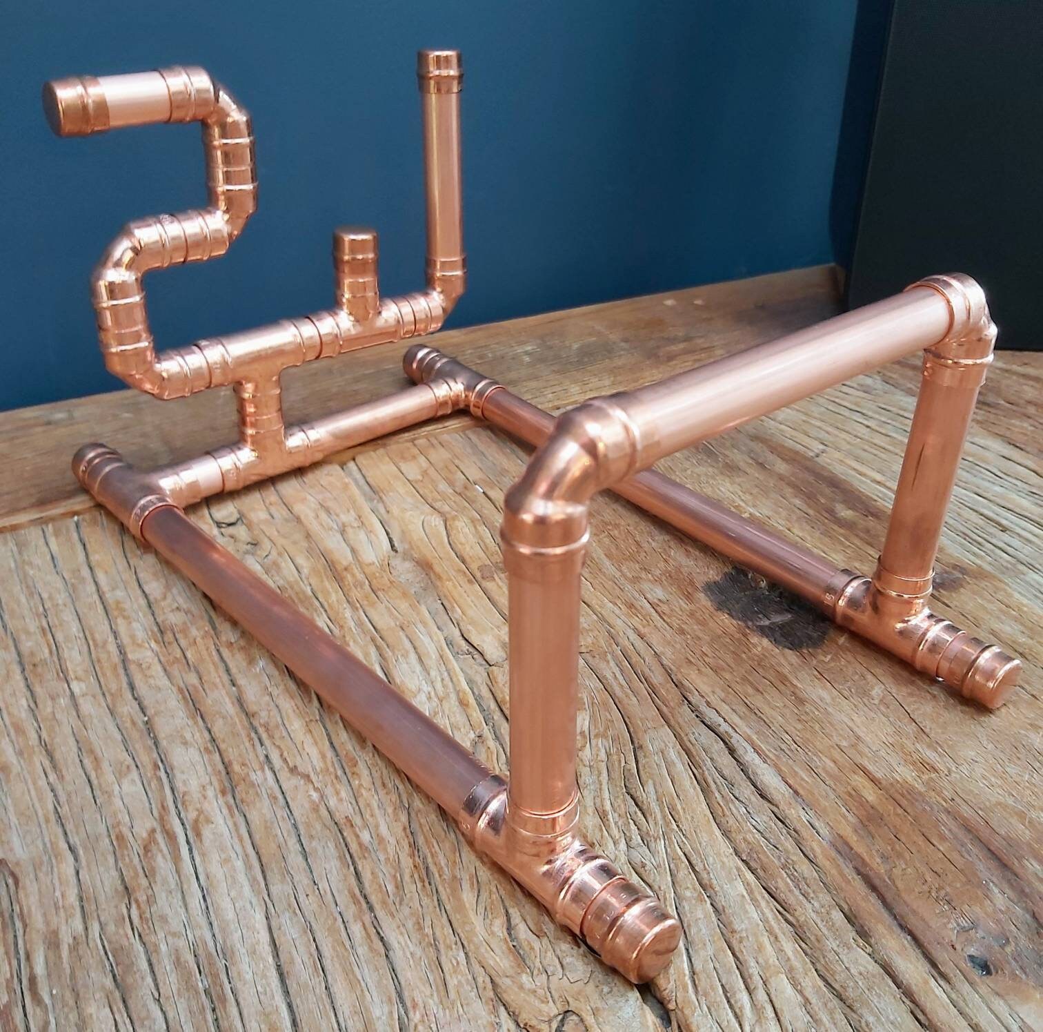 7 Vinyl Storage Rack. Copper Pipe. 45 Storage. Record | Etsy