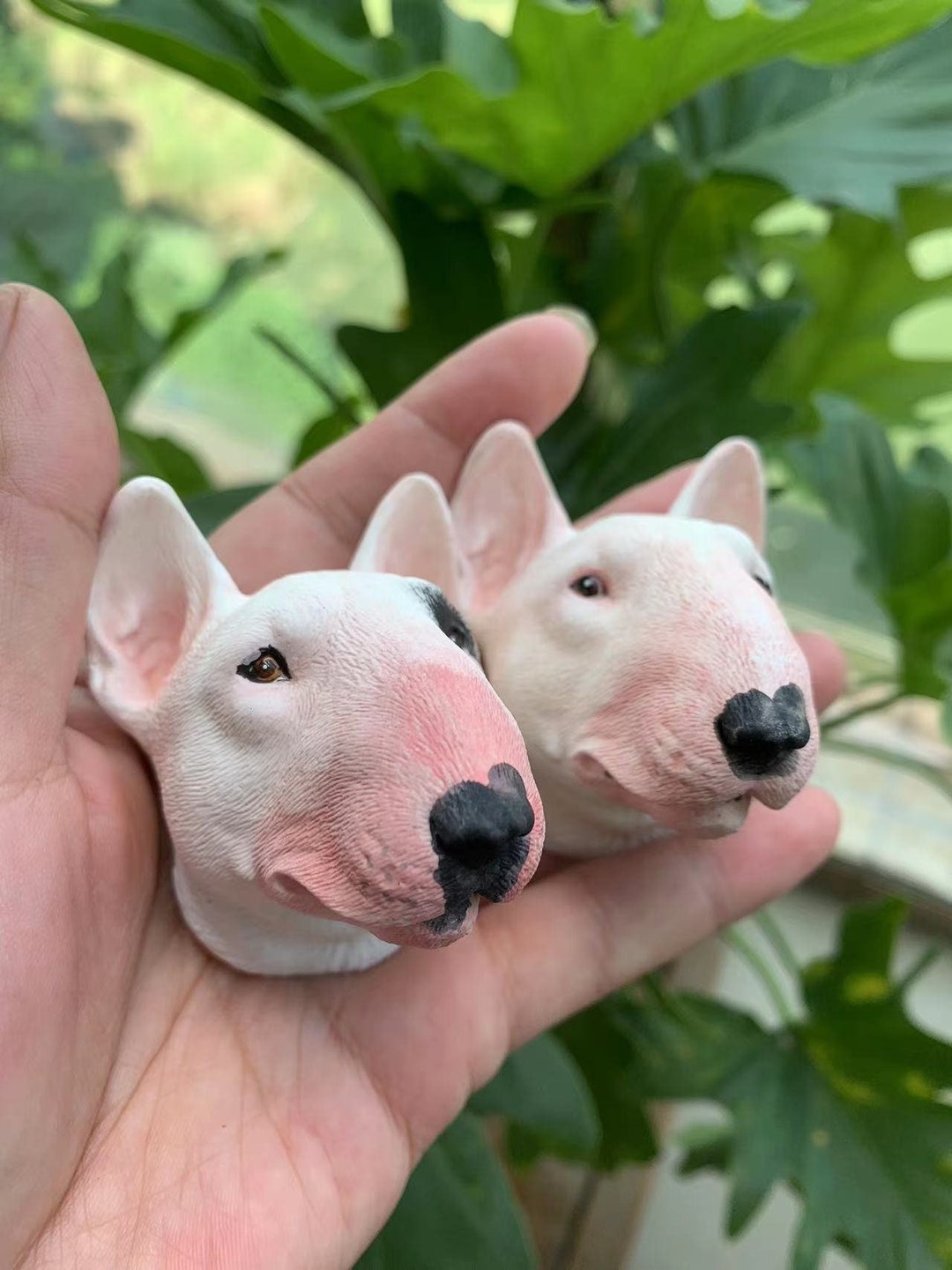 Bull Terrier Realistic 3D Sculpture Portrait, Target Dog Car AC Vent ...