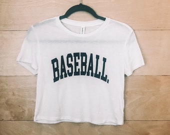 Baseball Crop Top | Etsy
