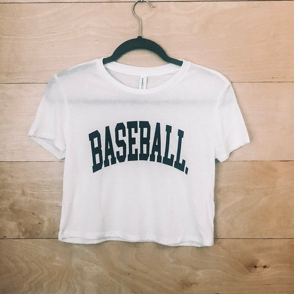 Baseball Crop Top - Etsy