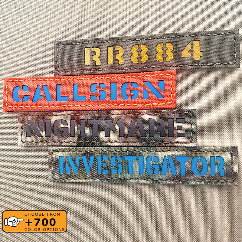 Custom Velcro Name Tag - Etsy