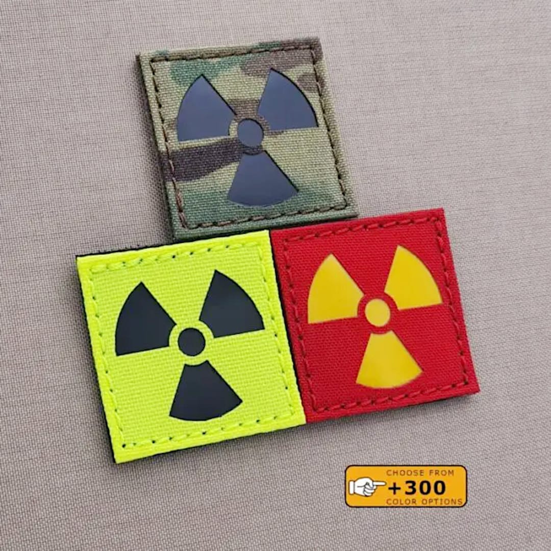 Radioactive Nuclear Hazard Trefoil Symbol Hazard Radiation 2"x2" Lasercut Patch - Etsy