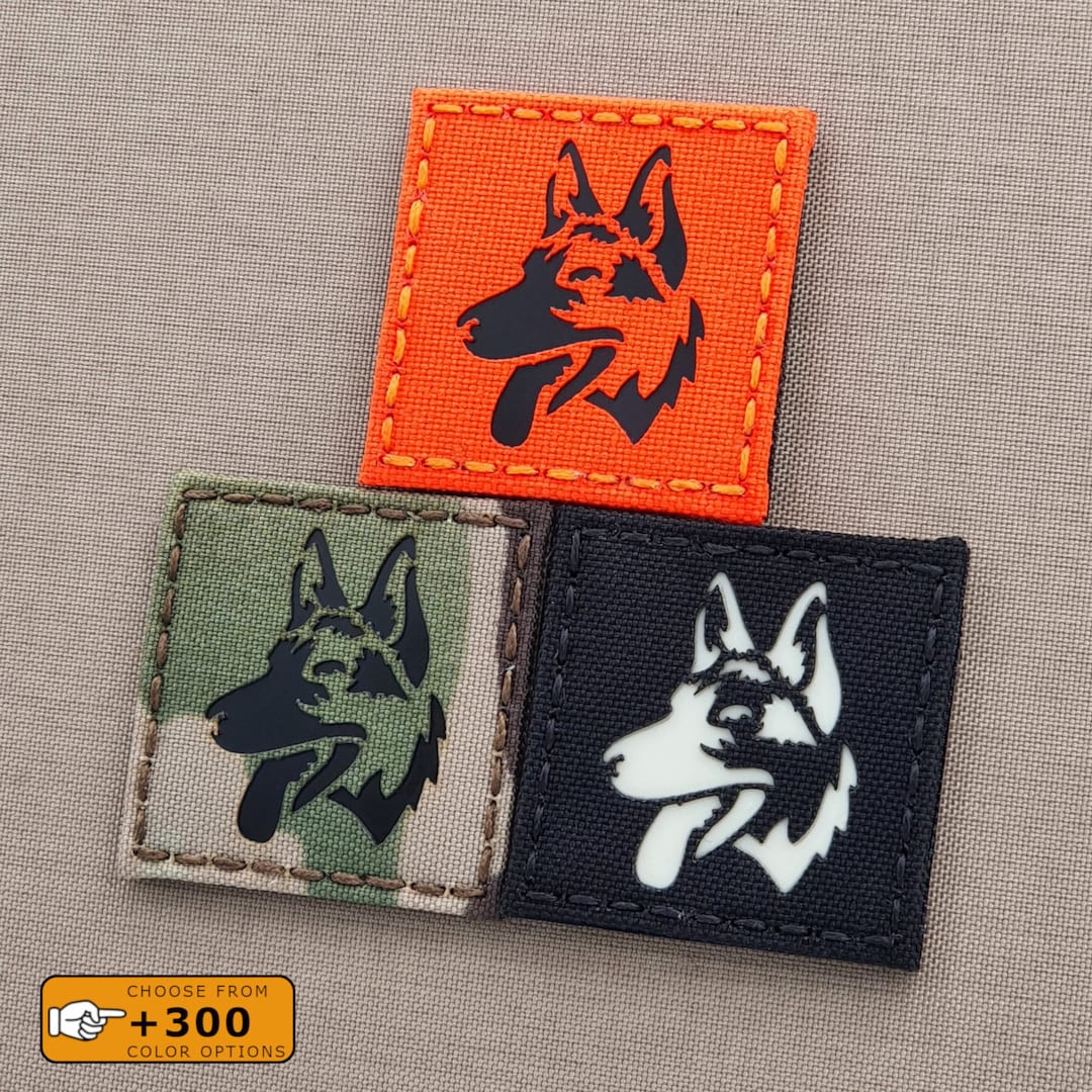 K9 Dog Handler Badge 2"x2" Laser Cut Patch - Etsy