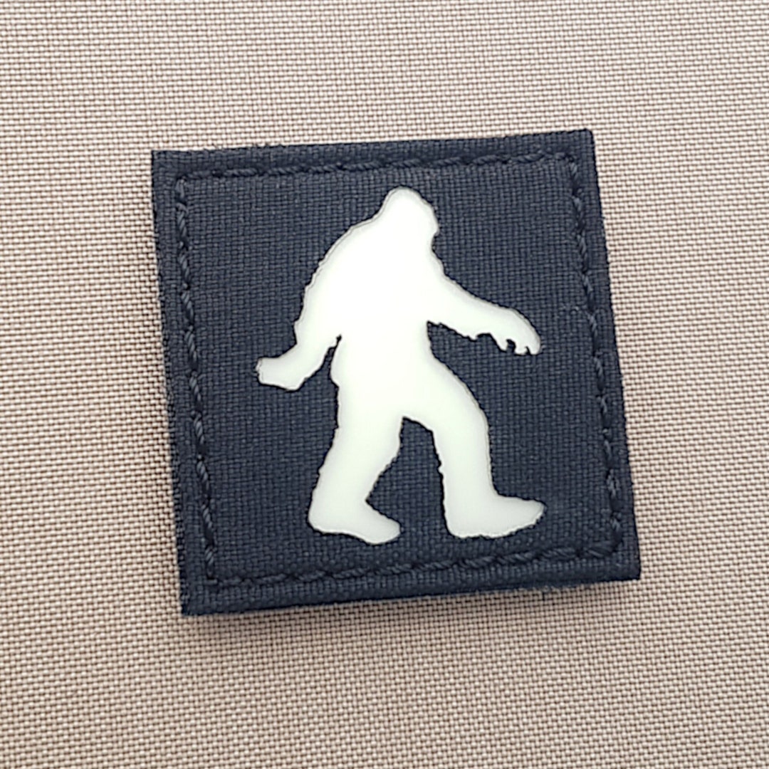 Bigfoot Sasquatch 2"x2" Laser Cut Patch - Etsy