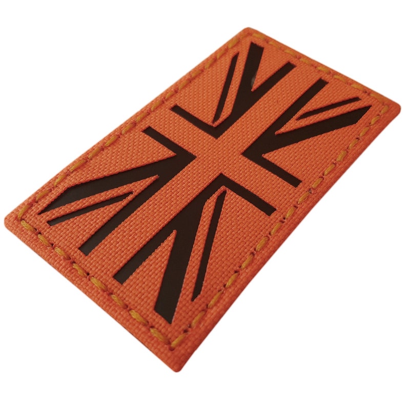 UK Union Jack British Army Military IFF Tactical 2"x3.5" Laser Cut ...