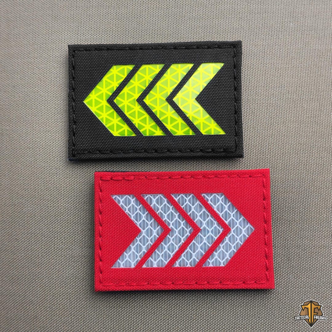 High Visibility Reflective Hook and Loop Patch for Urban & Outdoor Use ...