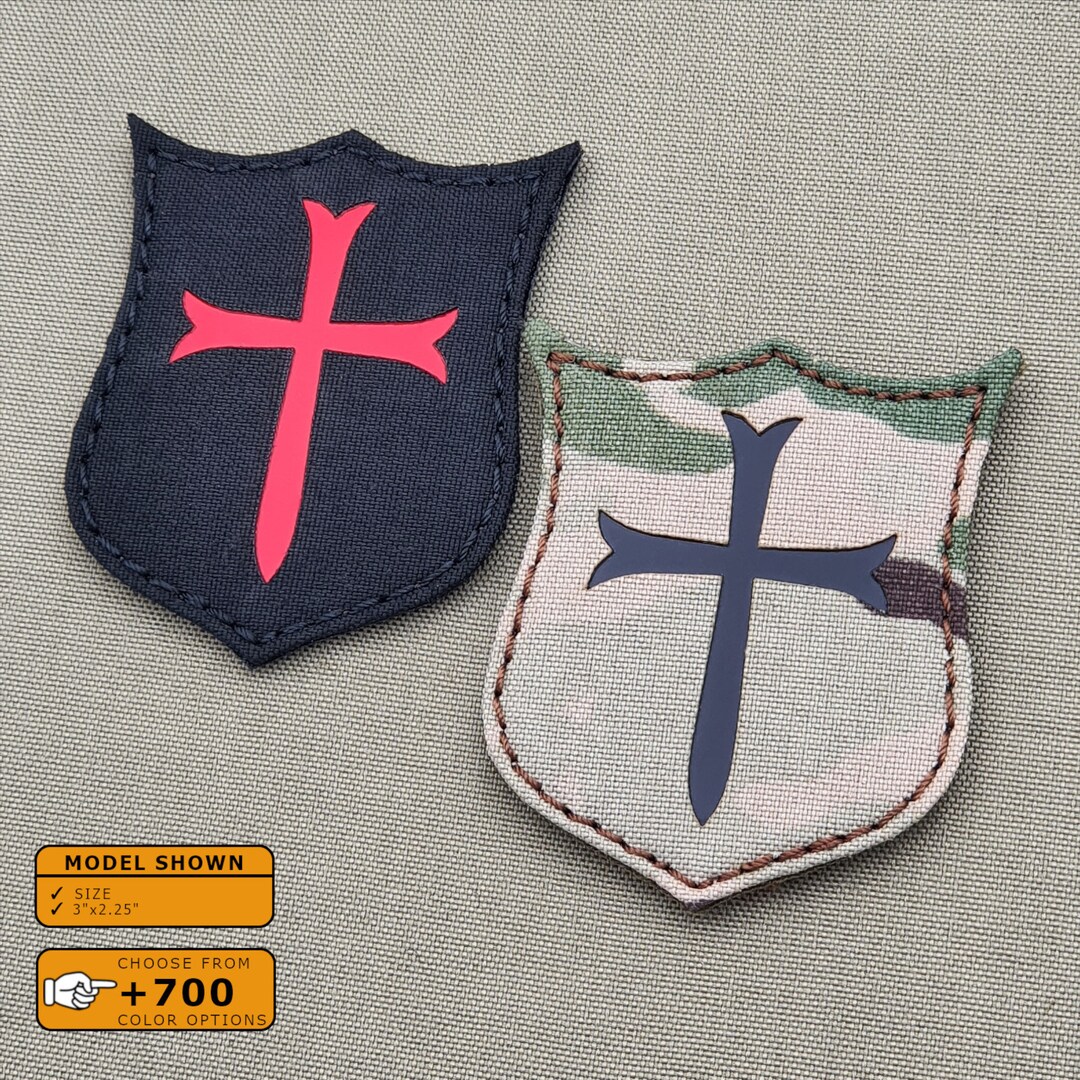 Navy Seals DEVGRU Crusader Cross Shield 3x2.5 Lasercut Patch - Etsy
