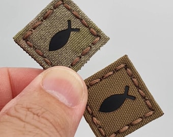 Christian Fish Patch - Etsy