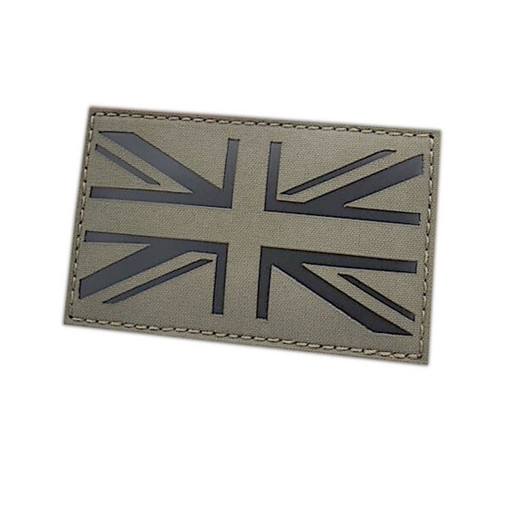 UK Union Jack British Flag 3x5 Laser Cut Patch - Etsy