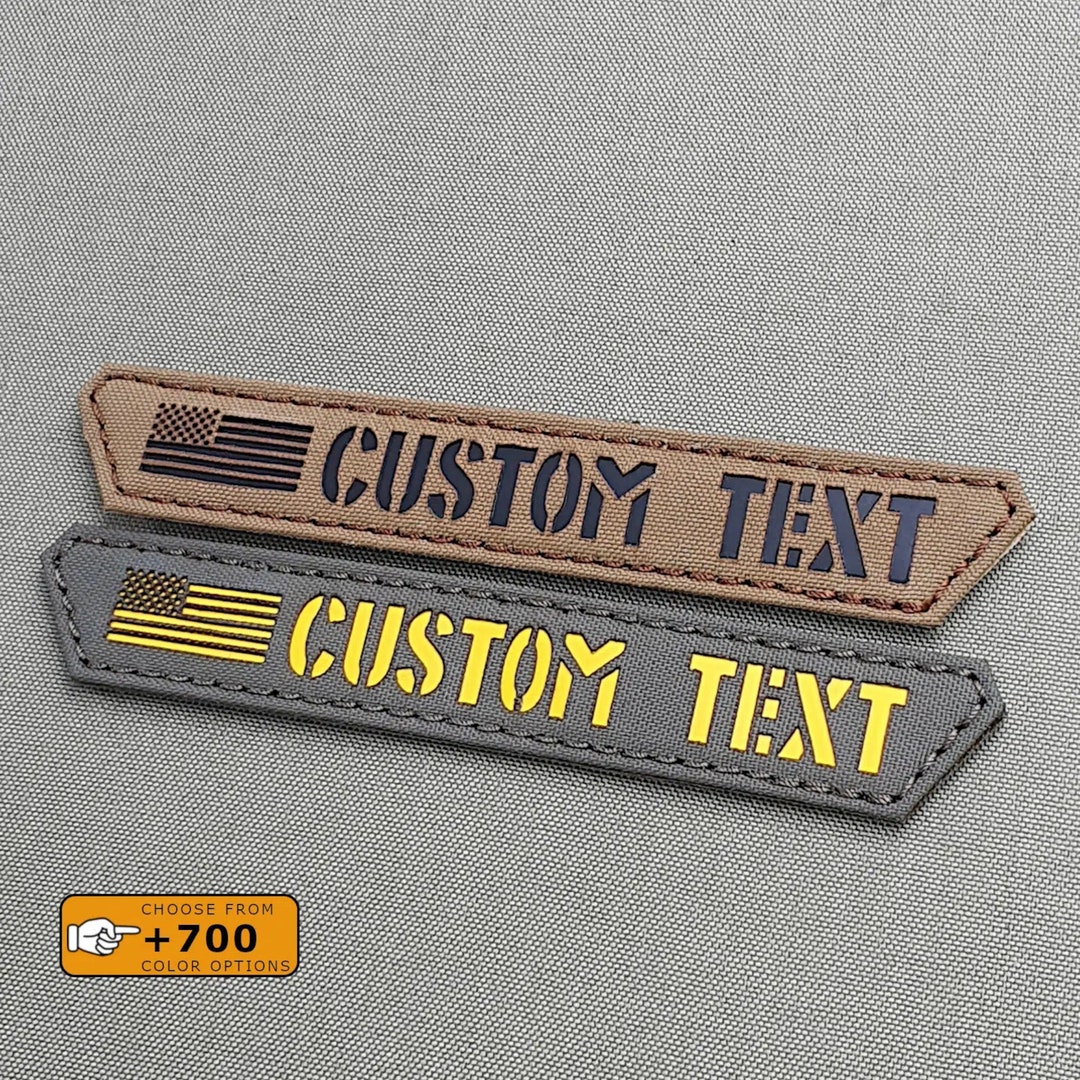 Custom Name Tape With America Flag for Tactec 5.11 Plate Carrier Laser ...