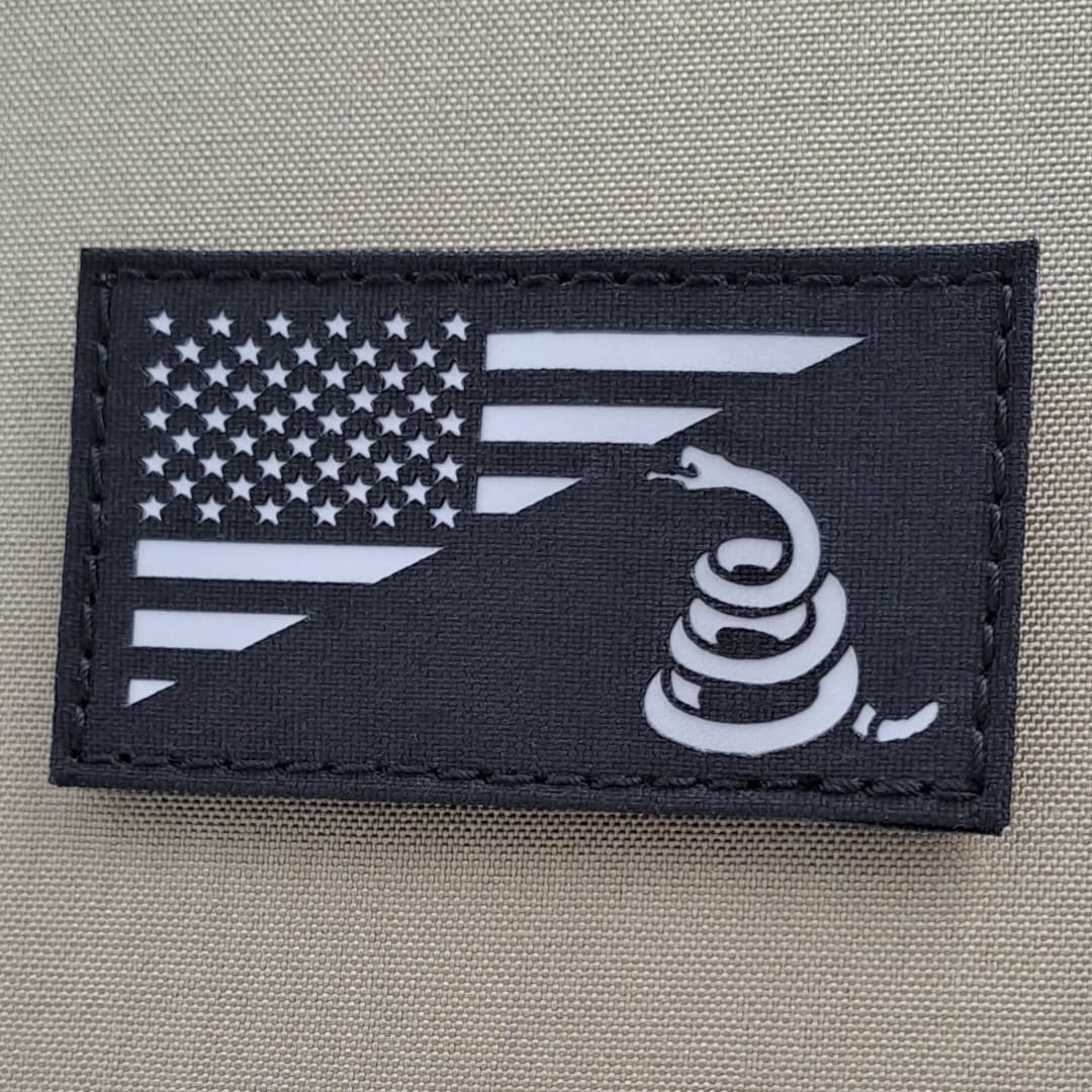American W/gadsden Flag DTOM Sons of Liberty 2"x3.5" Laser Patch - Etsy UK