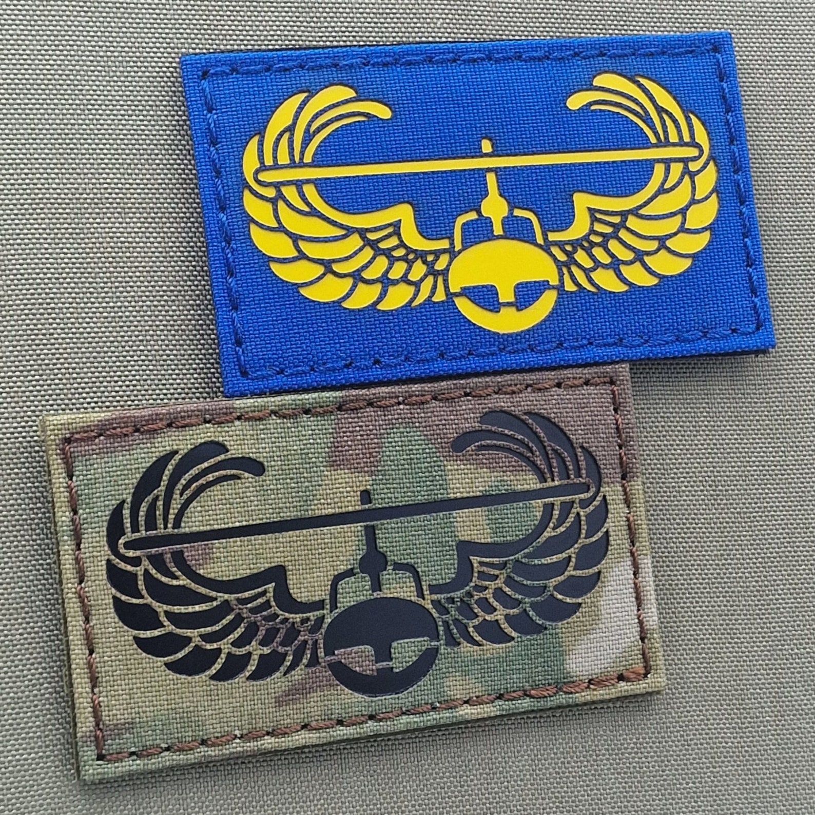Air Assault Badge 2x35 Lasercut Patch Etsy