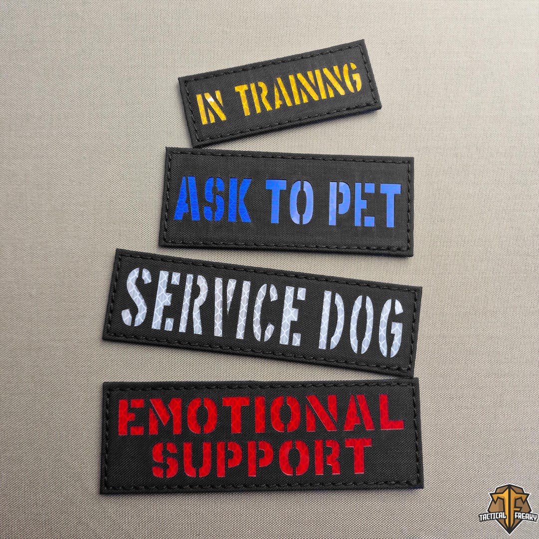 Set of 2 Reflective Patches for Dog Harness - Etsy