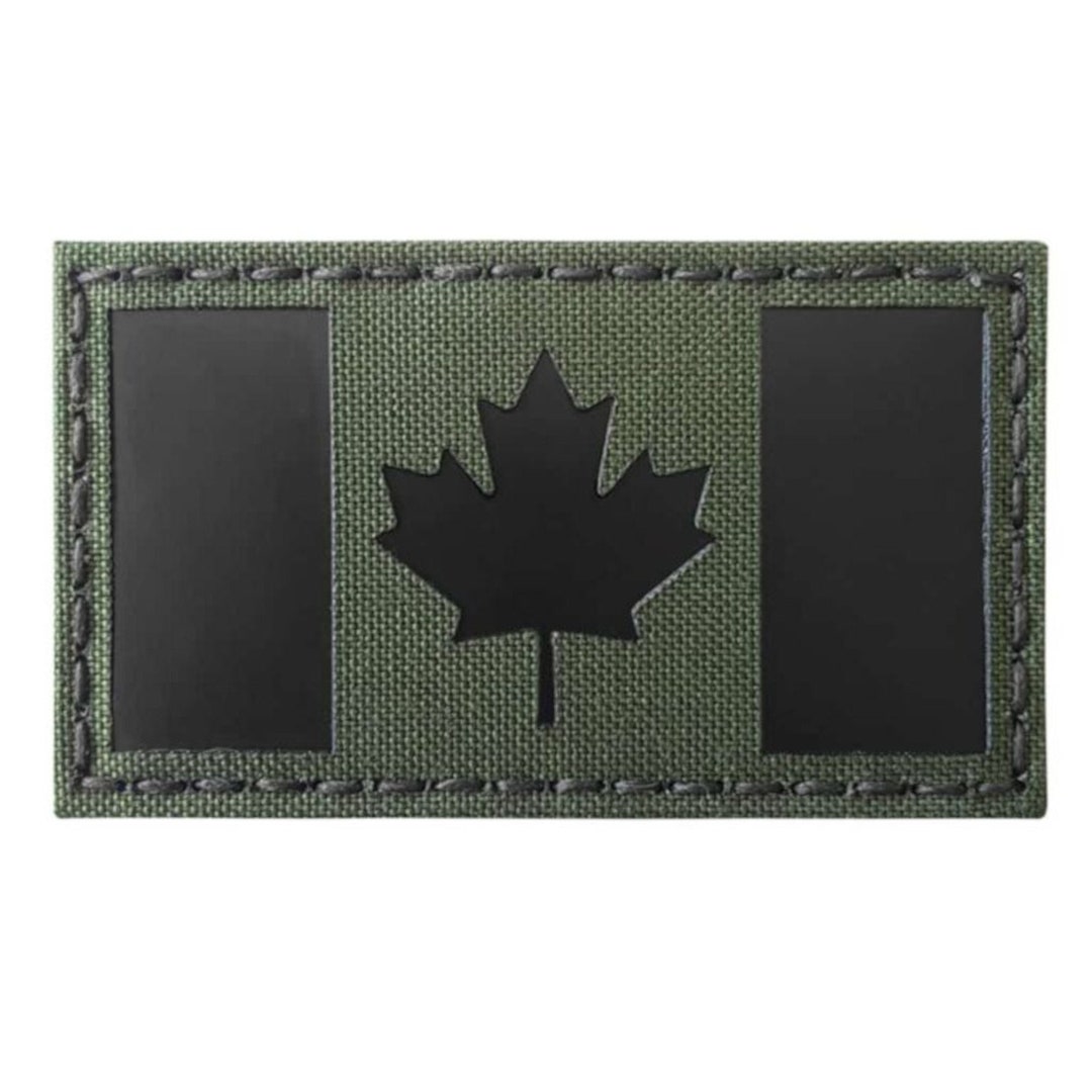 Canada Flag Maple Leaf Canadian 2"x3.5" Laser Cut Patch - Etsy