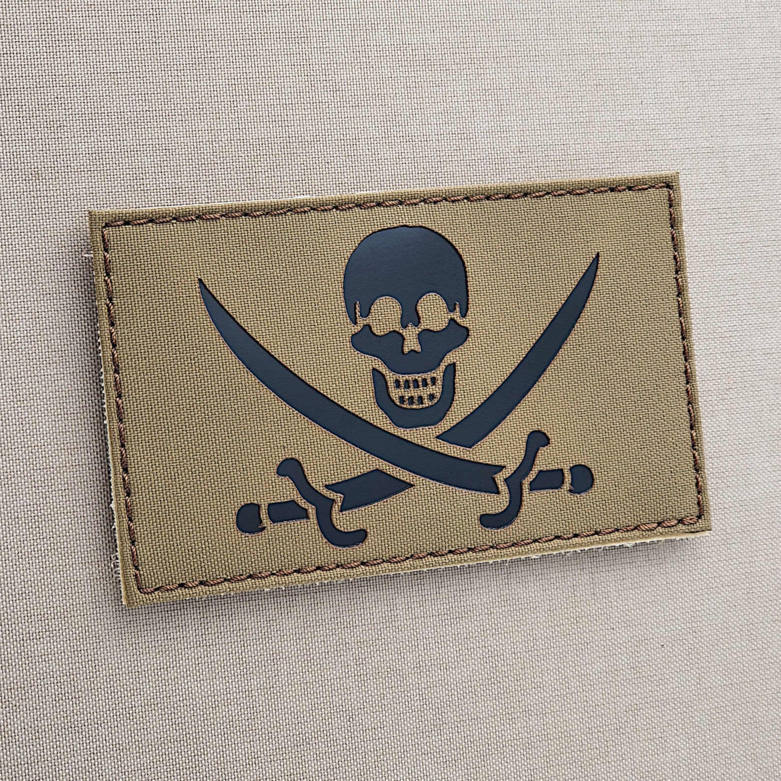 Jolly Roger Calico Jack Flag Pirate Jack Rackham 2"x3.5" Laser Cut ...
