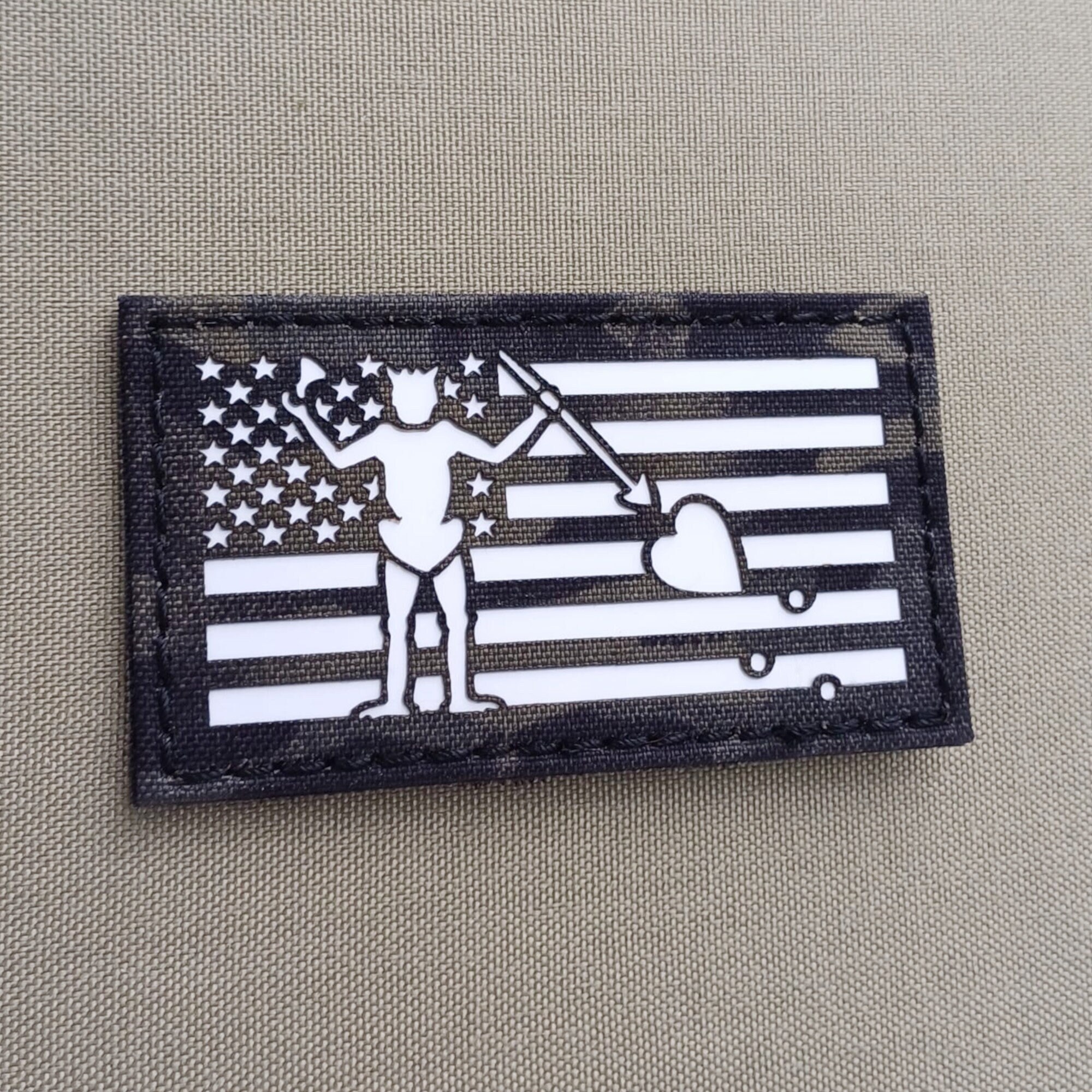 Blackbeard Edward Teach Pirate America Flag 2"x3.5" Lasercut Patch - Etsy